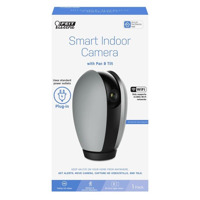 Feit Electric Feit Smart Plug-in Wired Indoor Security Camera in the ... Feit Electric Feit Smart Plug-in Wired Indoor Security Camera in the ...