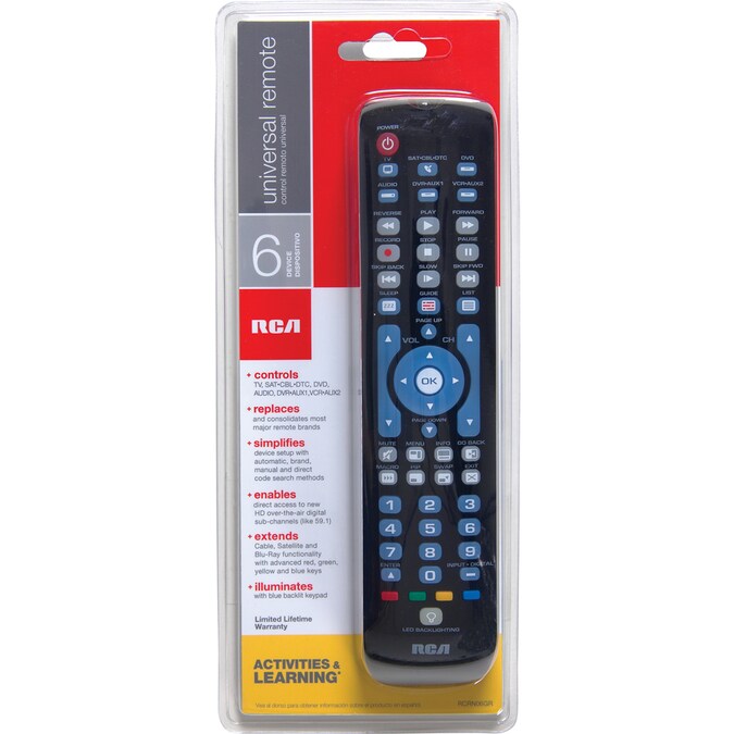 RCA Universal 6-Device Remote Control in the Universal Remotes ... RCA Universal 6-Device Remote Control in the Universal Remotes ...