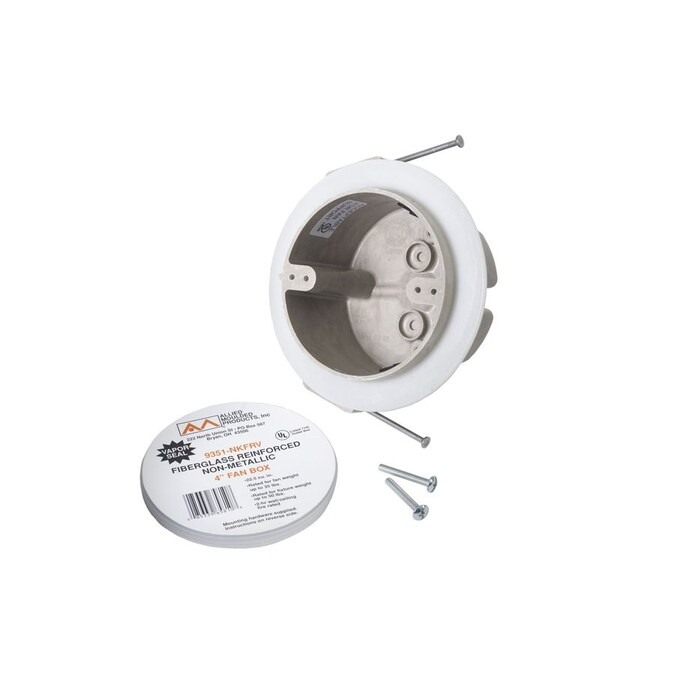 Allied Moulded 22.5-cu in 1-Gang Fiberglass New Work Ceiling Electrical ... Allied Moulded 22.5-cu in 1-Gang Fiberglass New Work Ceiling Electrical ...