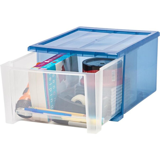 Iris 1 Compartment 4 Drawers Stackable Plastic Drawer In The Storage