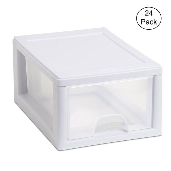 Sterilite Corporation 1 Drawers Stackable Plastic Drawer In The Storage