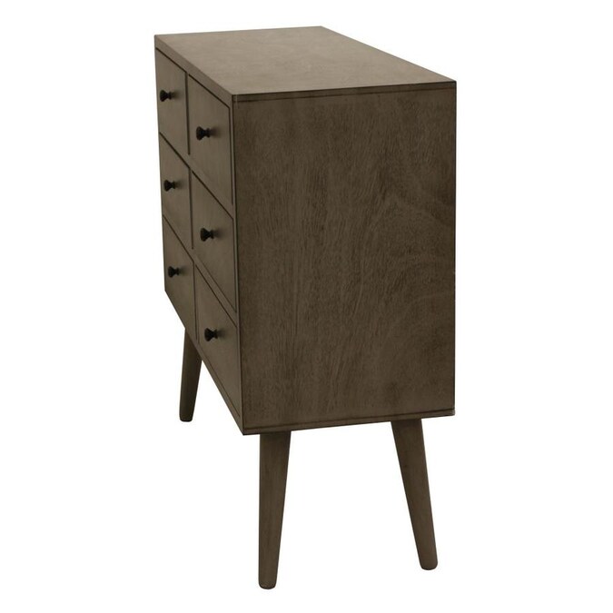 Decor Therapy Mid Century Six Drawer Wood Accent Chest in the Chests ... Decor Therapy Mid Century Six Drawer Wood Accent Chest in the Chests ...