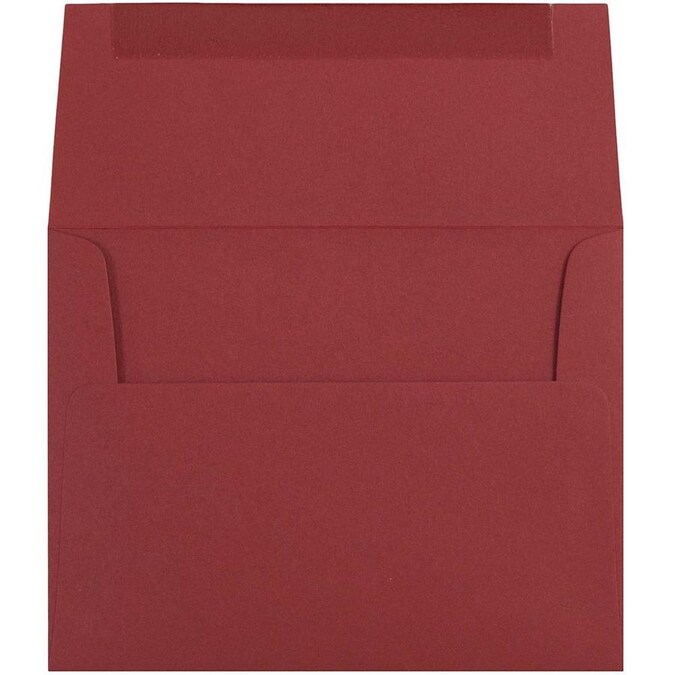 Jam Paper A2 Invitation Envelopes 4 375 X 5 75 Dark Red 50 Pack In