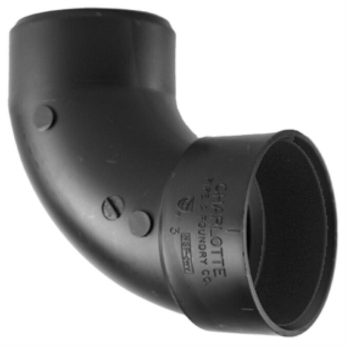 Charlotte Pipe 1-1/2-IN ABS 90-DEG ST ELBOW in the ABS DWV Pipe ... Charlotte Pipe 1-1/2-IN ABS 90-DEG ST ELBOW in the ABS DWV Pipe ...