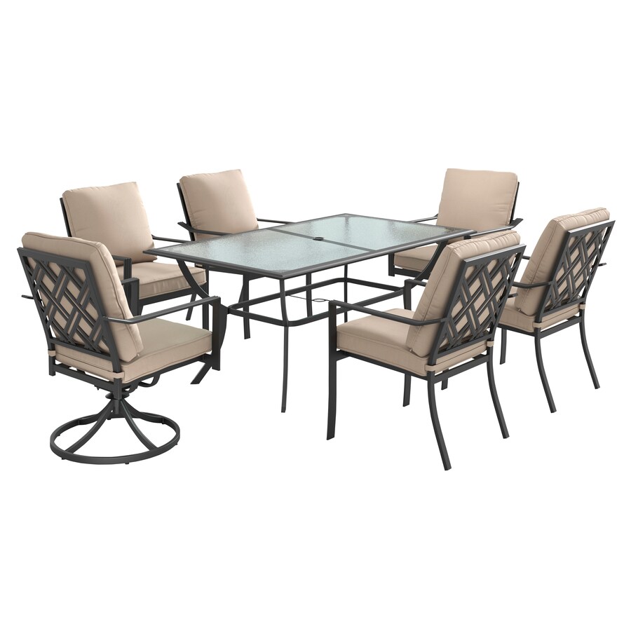 Style Selections Glenn Hill 7 Piece Patio Dining Set