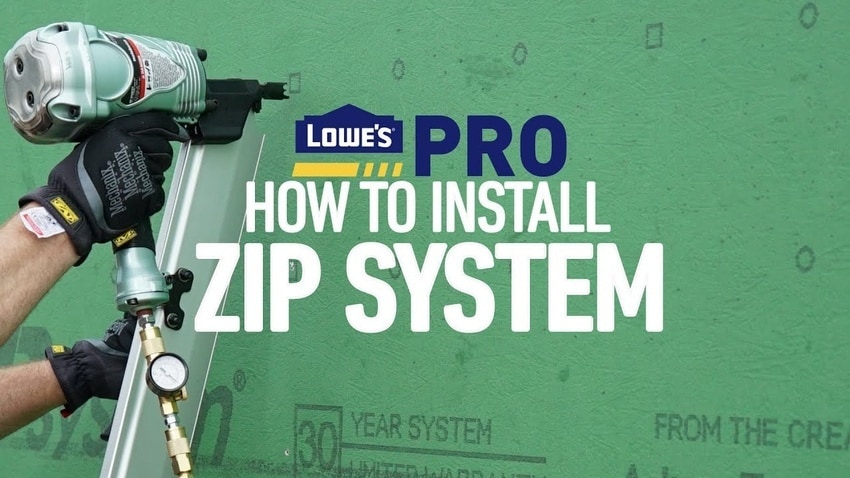 Zip System Panels: Installation Video Guide | Lowe's