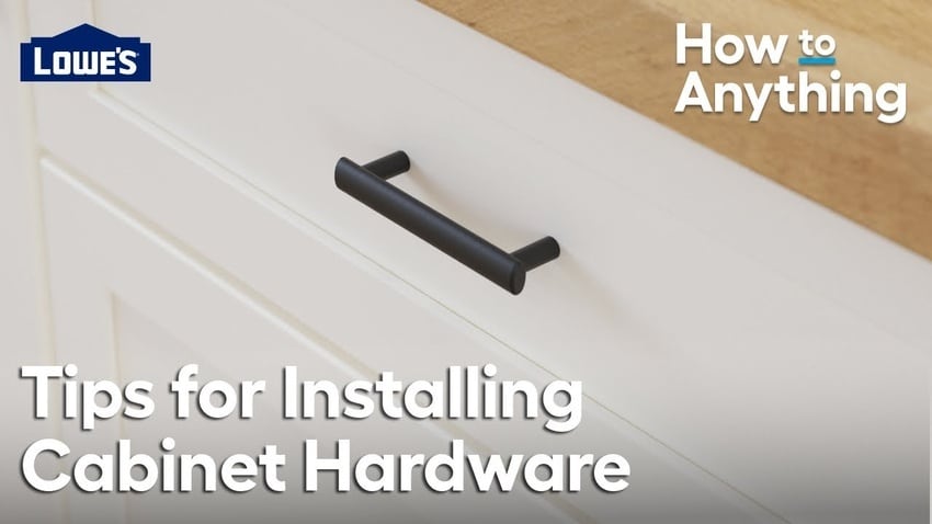 Install Cabinet Hardware: Easy DIY Video | Lowe's