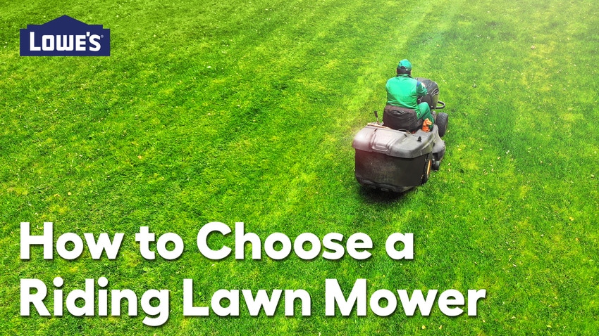 How to Choose a Riding Lawn Mower: Video Guide
