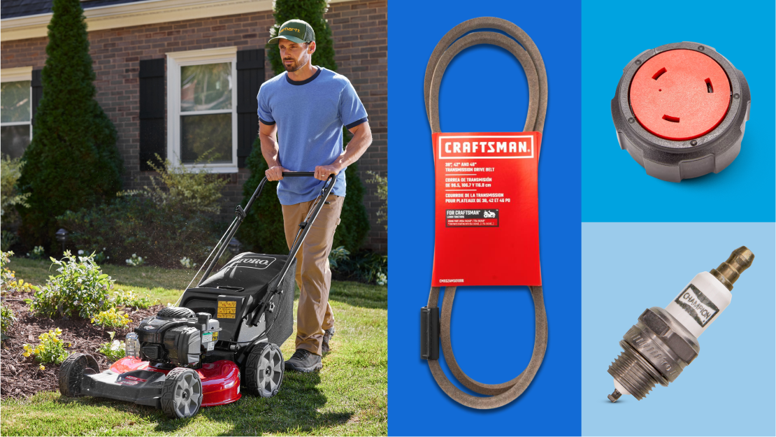 Craftsman lawn mower parts at lowes store