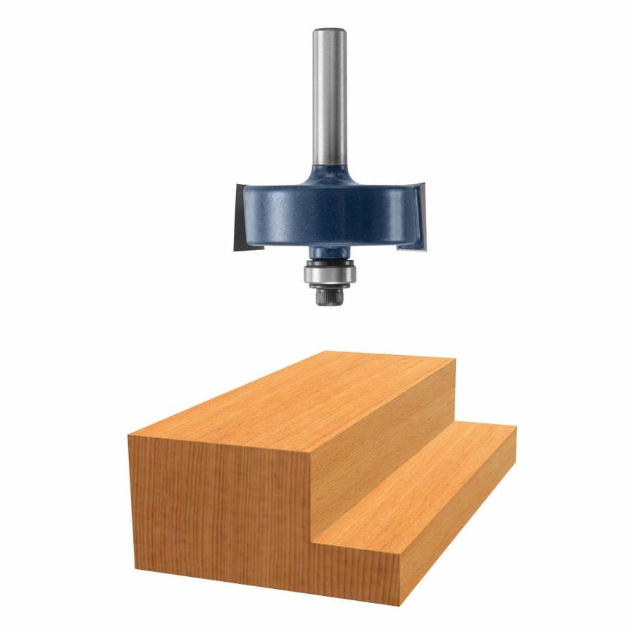 Bosch 1-1/4-in Carbide-Tipped Rabbeting Router Bit in the Cabinetry ...