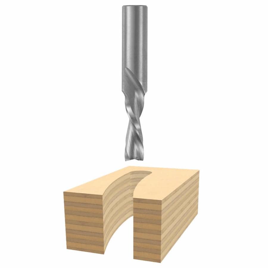 Bosch 1/2-in Solid Carbide Downcut Spiral Router Bit at Lowes.com