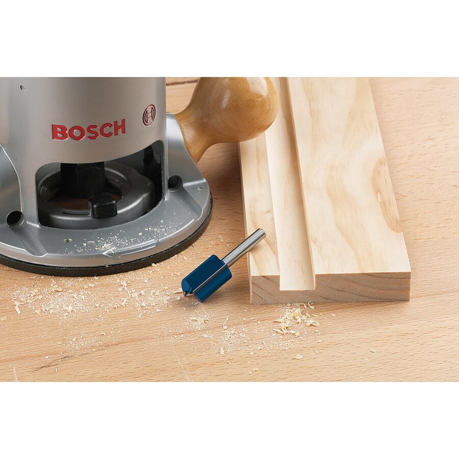 Bosch 1/2-in Carbide-Tipped Straight Bit at Lowes.com