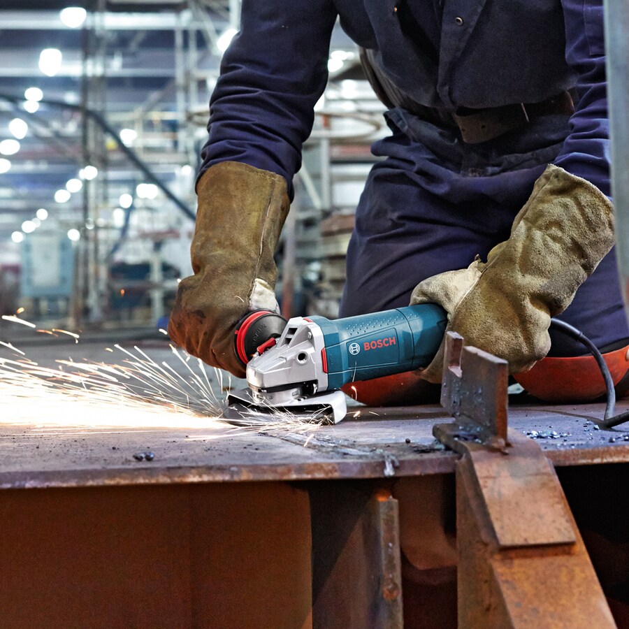 Bosch 4-1/2-in 8.5-Amp Paddle Switch Corded Angle Grinder at Lowes.com