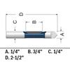 Bosch 1/4-in Carbide-Tipped Concave Fluted Pilot Panel Router Bit at ...