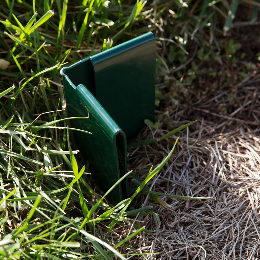 COL-MET 8-in Green Steel Corner Edging Stake in the Edging Stakes ...