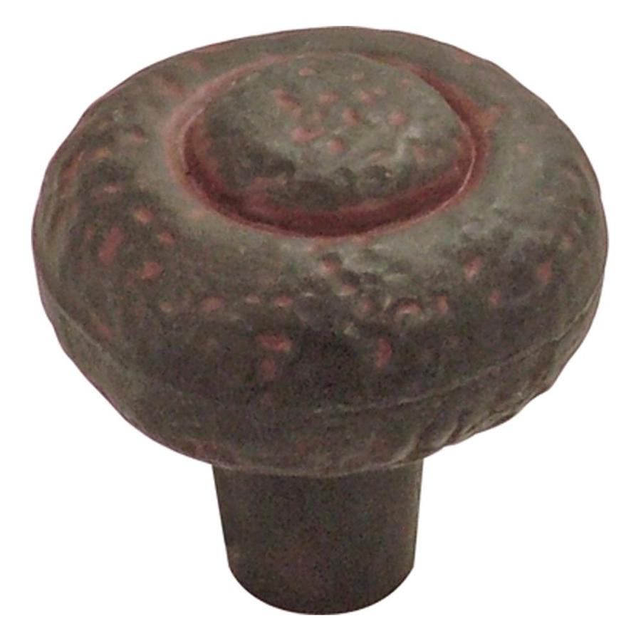 Hickory Hardware Refined Rustic 1.25-in Rustic Iron Mushroom Contemporary Cabinet Knob in the ...