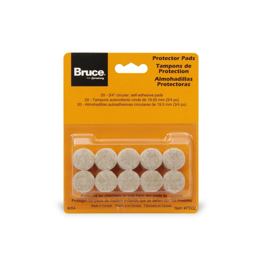 Bruce 3/4" Furniture Protector Self Adhesive Pads at Lowes.com