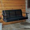 Highwood Weatherly 2-person Black Plastic Outdoor Swing at Lowes.com