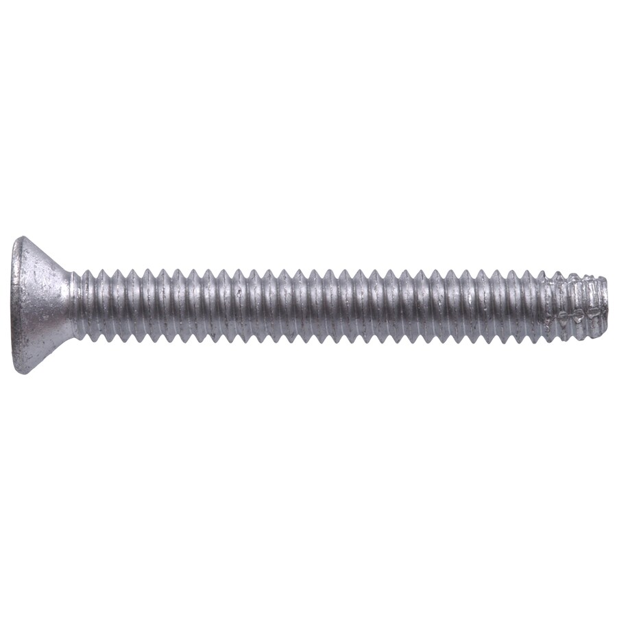 Hillman 100-Count 5/16-in-18 x 1-in Flat-Head Zinc-Plated Slotted-Drive ...