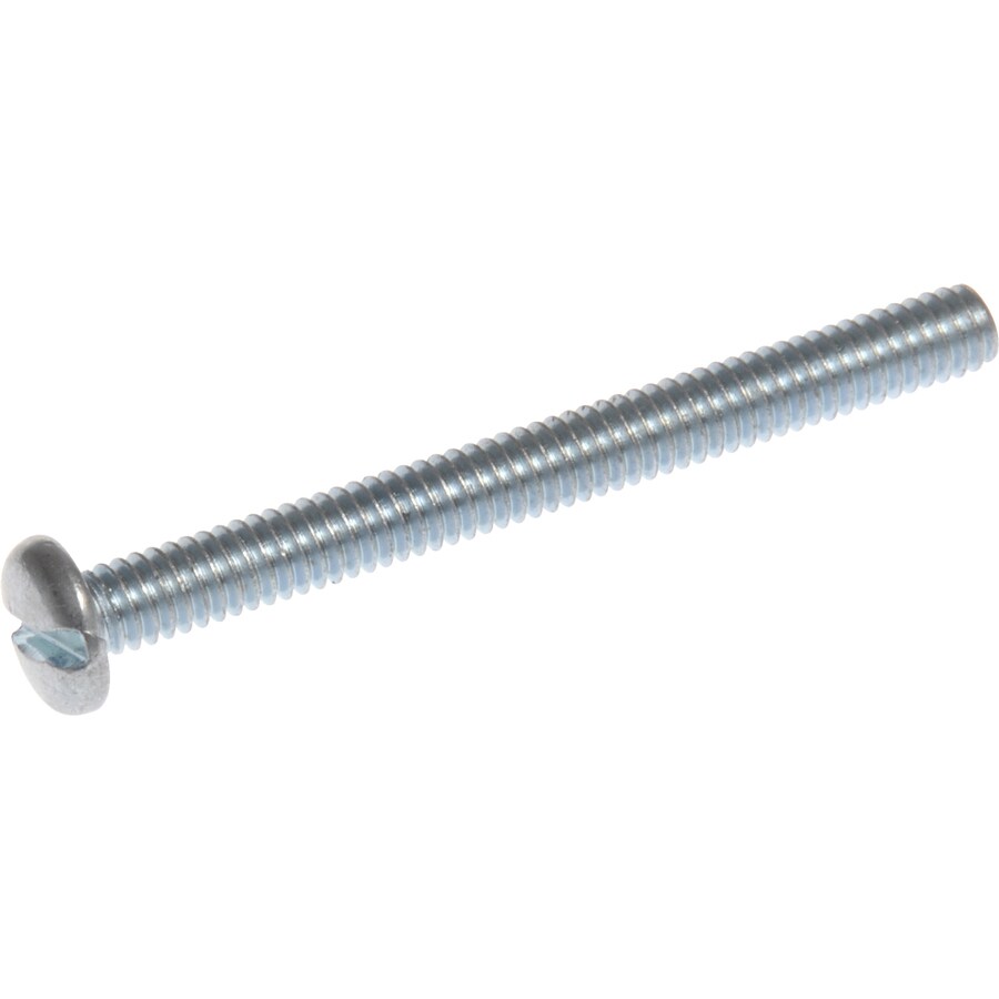 Hillman 100-Count #8-32 x 3/8-in Pan-Head Zinc-Plated Slotted-Drive ...