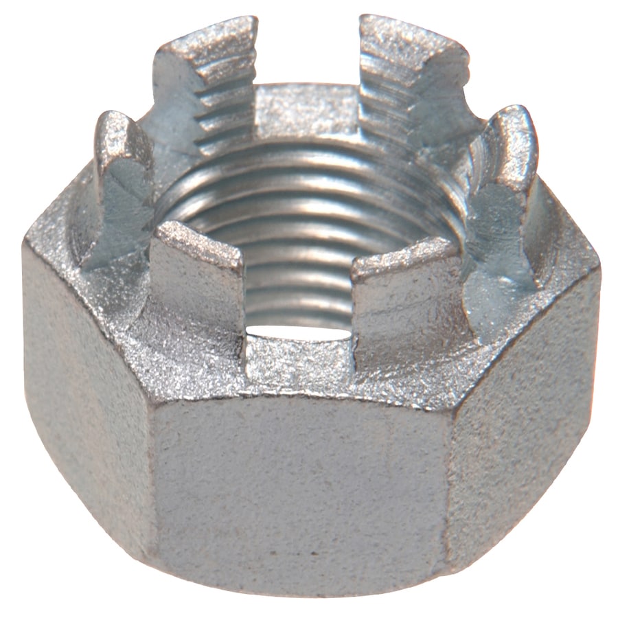 Hillman 10-Count 7/8-in Zinc-Plated Standard (SAE) Castle Nuts in the ...