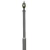 Highwood Brockton 68-in Coastal Teak Transitional Pole at Lowes.com