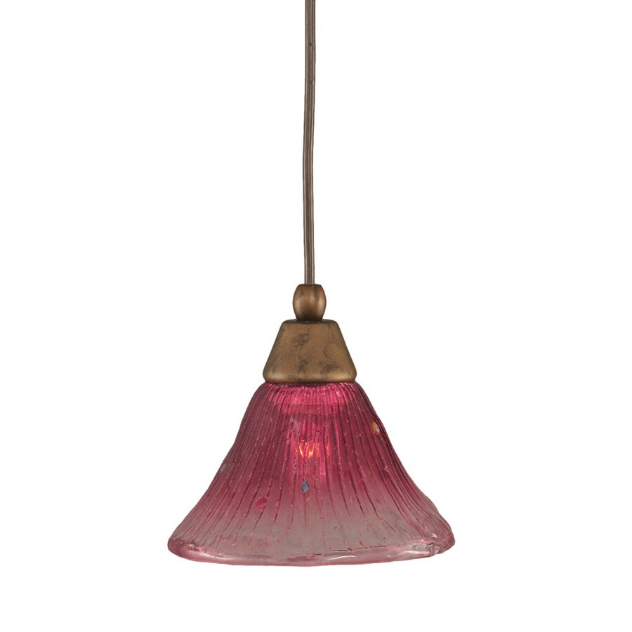 Divina Bronze Modern Marbleized Glass Mini (Less Than 10-in) Mini at ...