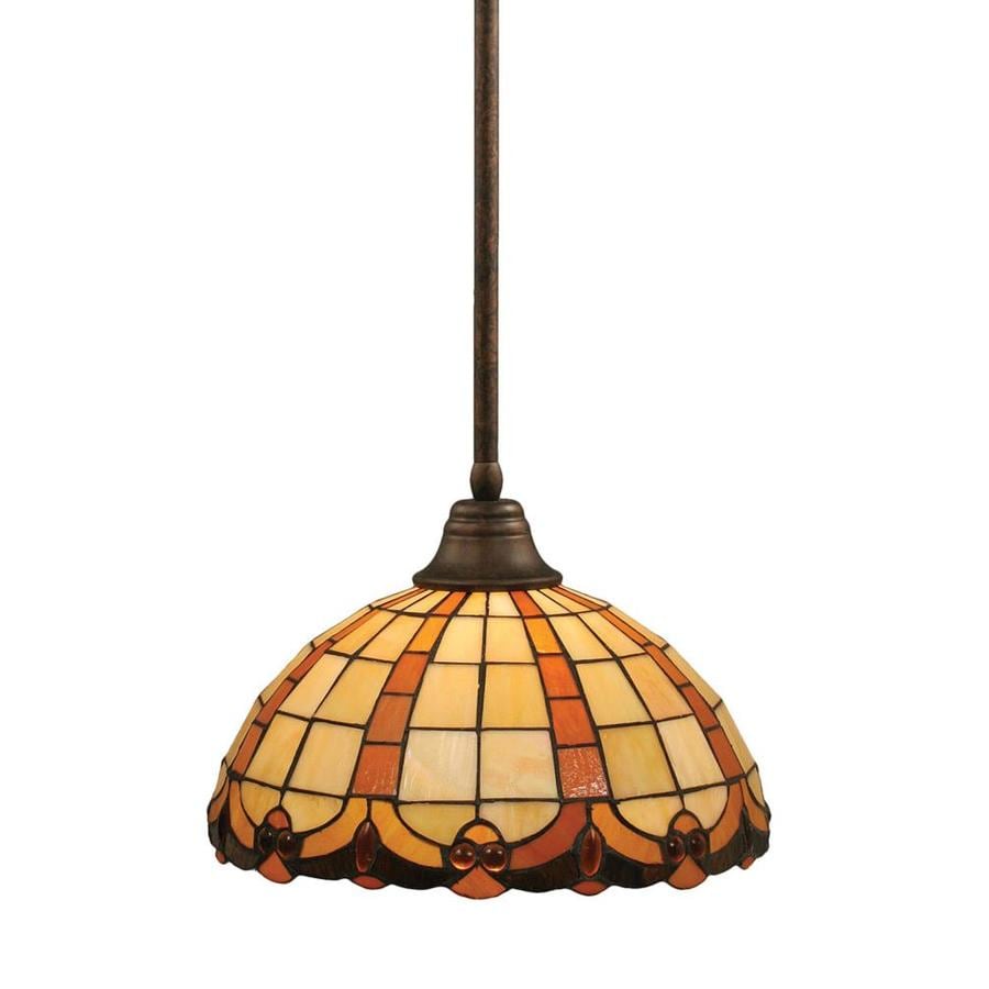 Justice Design Group Ambiance 2-Light 9.75-in H Brown Outdoor Wall ...