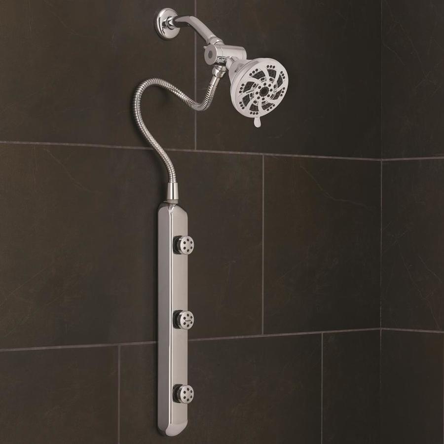 Oxygenics BodyBar Chrome 3-Spray Shower Bar System in the Shower ...