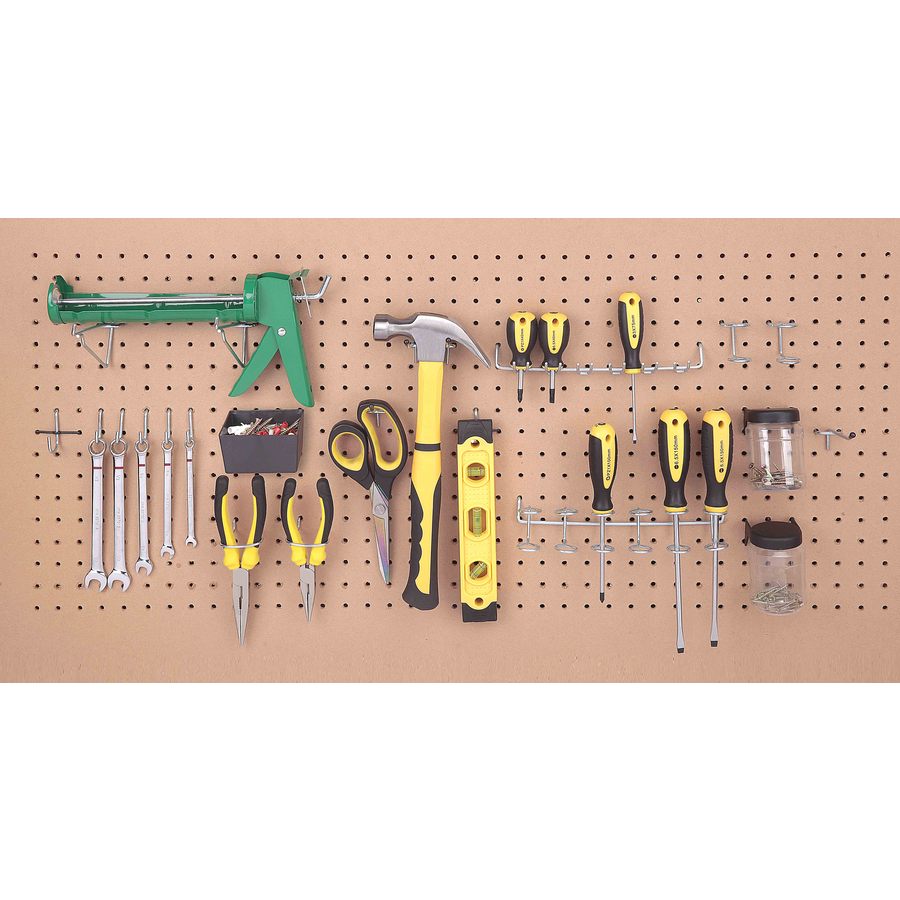Blue Hawk Steel Pegboard hook in Chrome in the Pegboard & Accessories ...