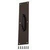 Gatehouse 3.48-in x 14.96-in Bronze Entry Door Pull Plate at Lowes.com