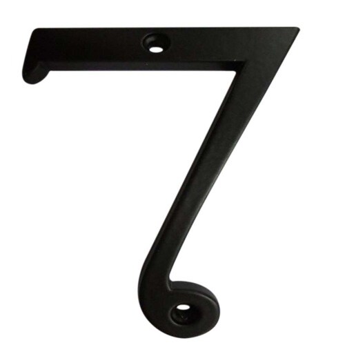 Gatehouse 4-in Black Number 7 at Lowes.com