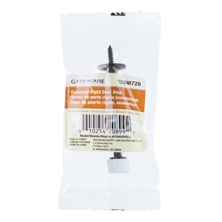 Gatehouse 3-1/2-in Oil-Rubbed Bronze Rigid Stop in the Door Stops ...