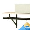 Blue Hawk 96-in L x 1.3125- in H x 1.3125-in W Metal Closet Rod at ...