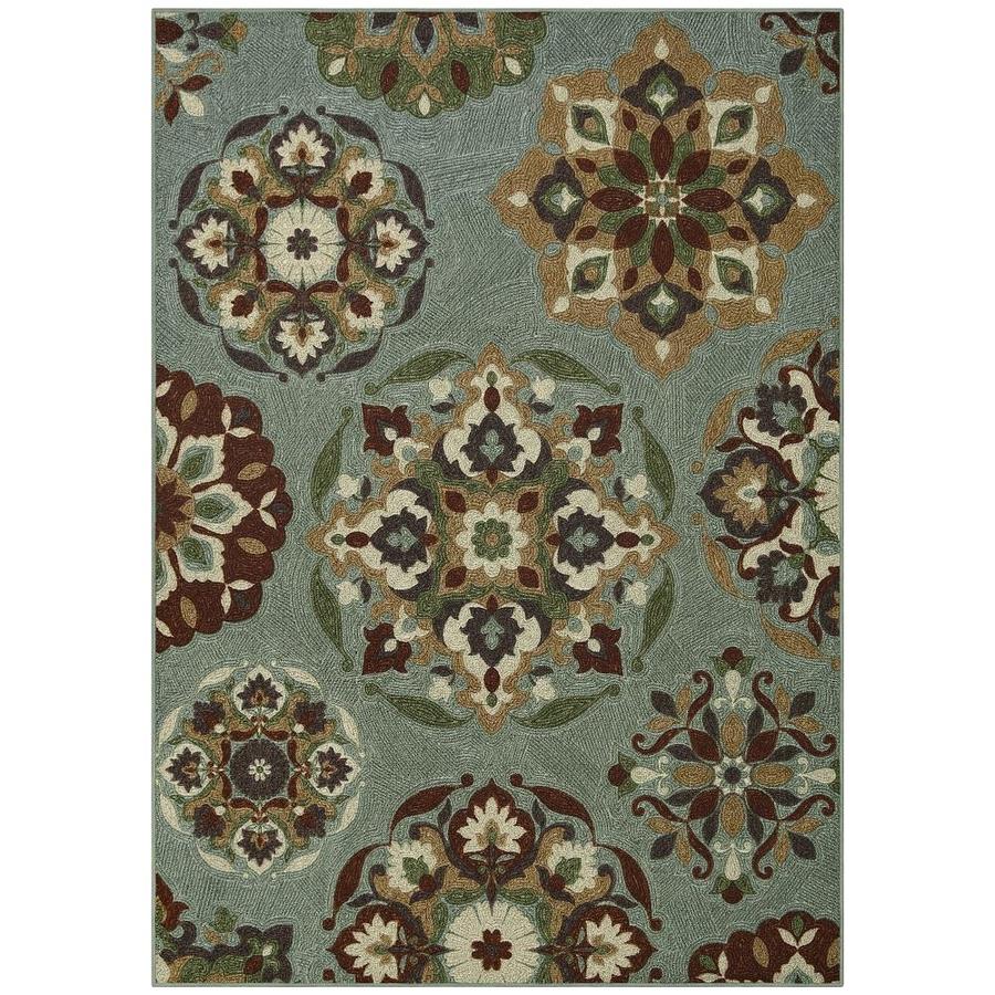 Maples Rugs 5x7 Annalee Blue Area Rug in the Rugs department at Lowes.com
