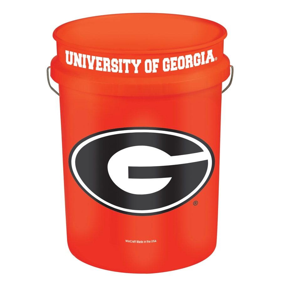 WinCraft Sports Georgia 5-Gallon Plastic Bucket at Lowes.com