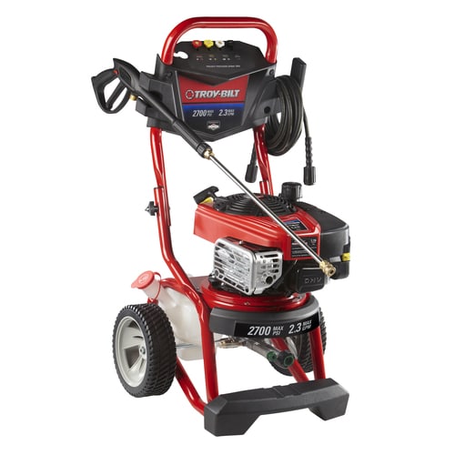 Troy-Bilt 2700 PSI 2.3 GPM Gas Pressure Washer in the Gas Pressure ...