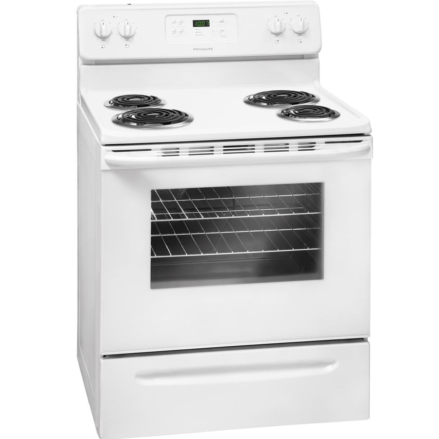 Frigidaire 30-in Self-Cleaning Electric Range (White) at Lowes.com