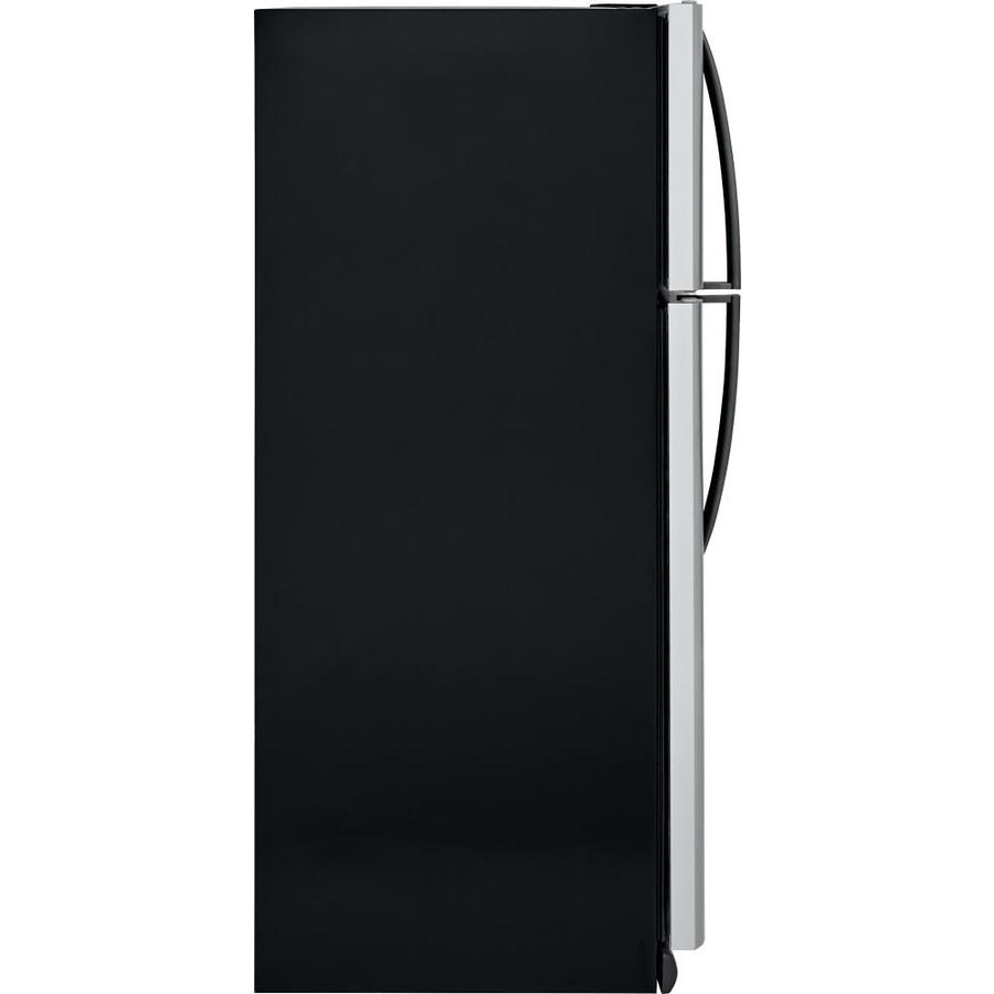 Frigidaire 18-cu ft Top-Freezer Refrigerator (Stainless Steel) at Lowes.com