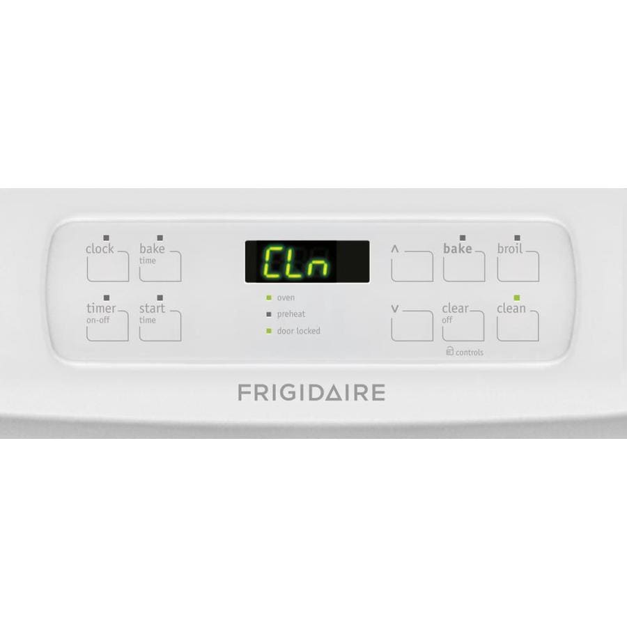 Frigidaire 30-in 4 4.6-cu ft Drop-In Electric Range (White) at Lowes.com