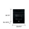 Frigidaire Single Electric Wall Oven (Black) (Common: 24-in; Actual 23. ...