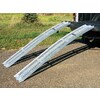Yutrax 1-ft x 6.916-ft 2,500-lb Capacity Arched Aluminum Loading Ramp ...