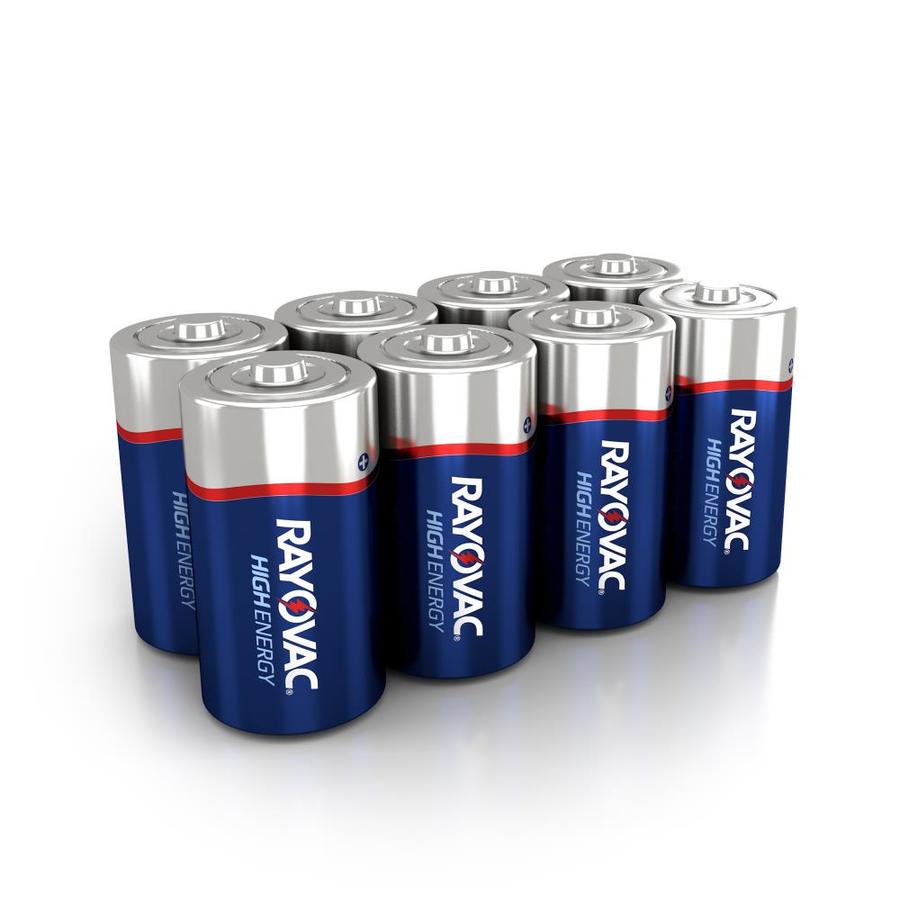 Rayovac High Energy Alkaline C Batteries (8-Pack) in the C Batteries ...