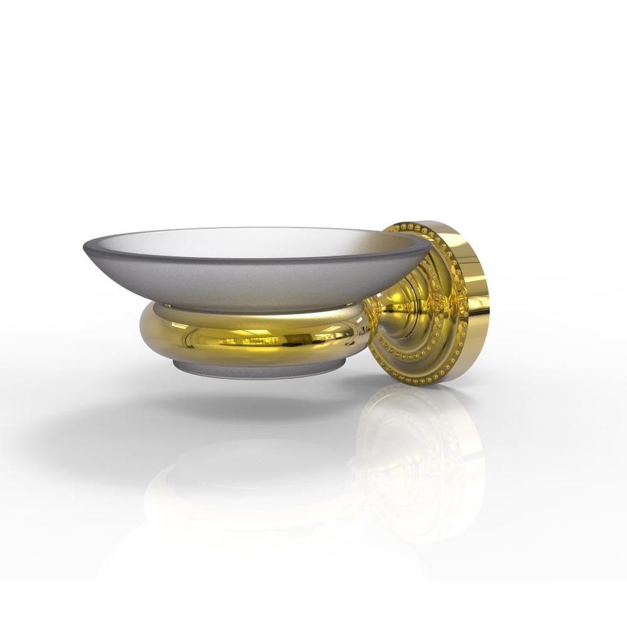 Allied Brass Dottingham Polished Brass Brass Soap Dish At