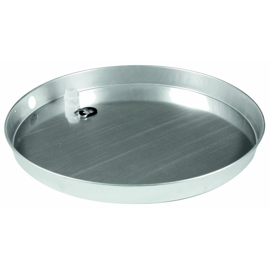 CAMCO 26-in Aluminum Water Heater Drain Pan with Fitting at Lowes.com