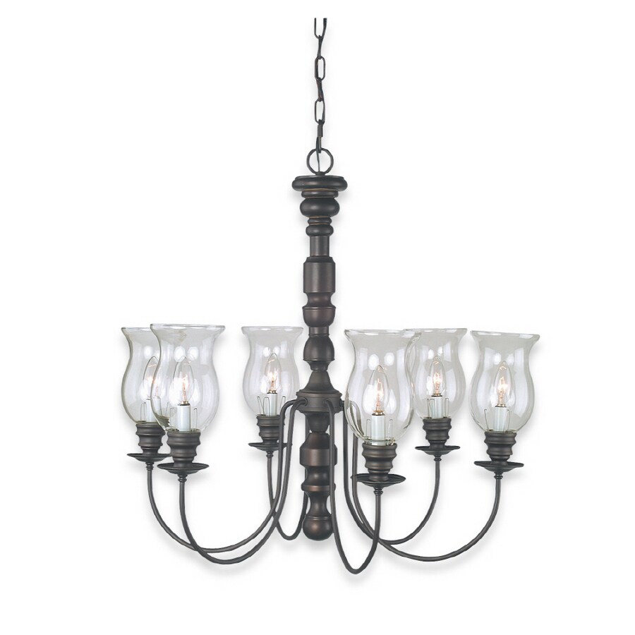 Royce Lighting 6-Light Bronze Casual Chandelier at Lowes.com