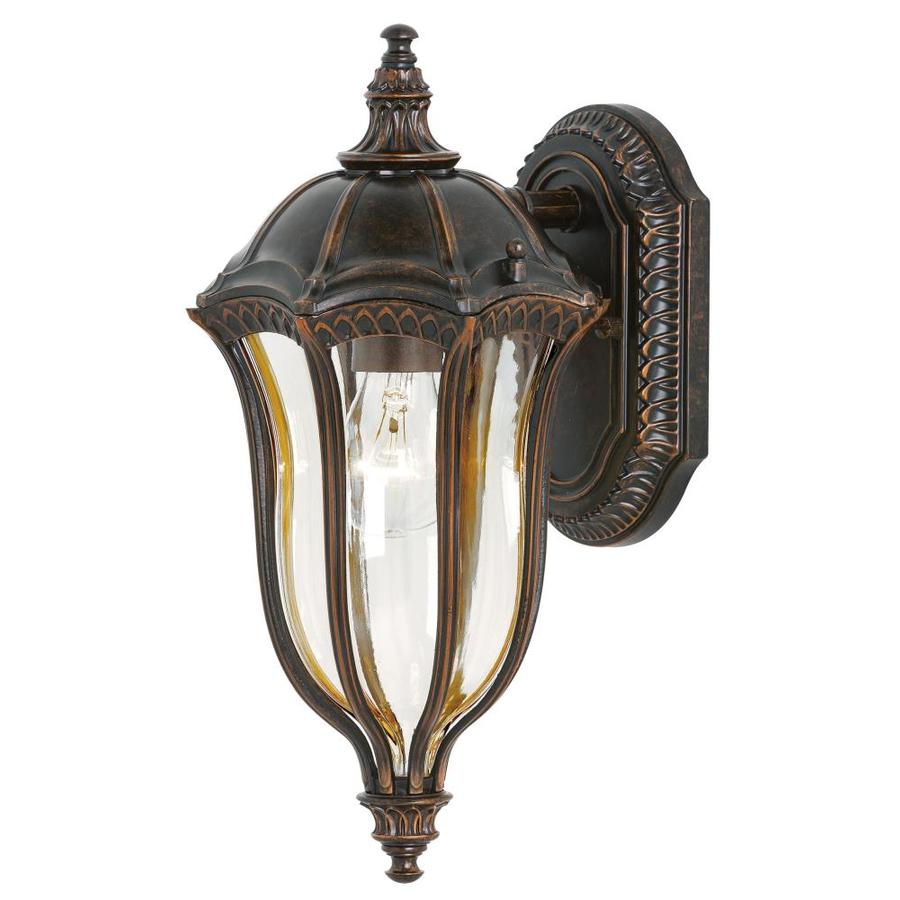 Feiss Baton Rouge 7.5-in W 1-Light Walnut Wall Sconce in the Wall ...