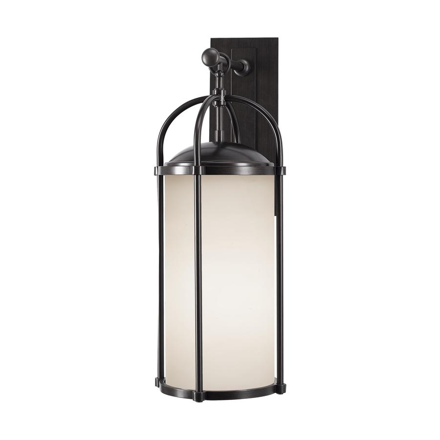 Feiss Dakota 9.5-in W 1-Light Espresso Transitional Wall Sconce in the ...