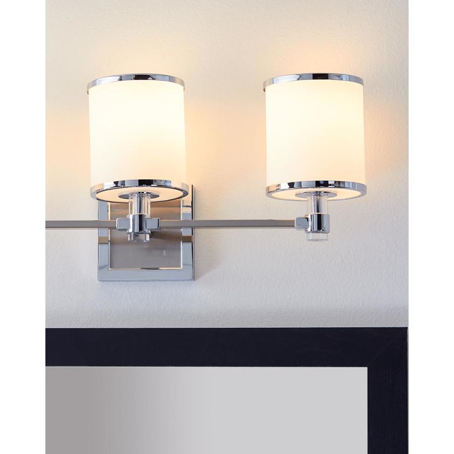 Feiss Prospect Park 3-Light Nickel Modern/Contemporary Vanity Light in ...