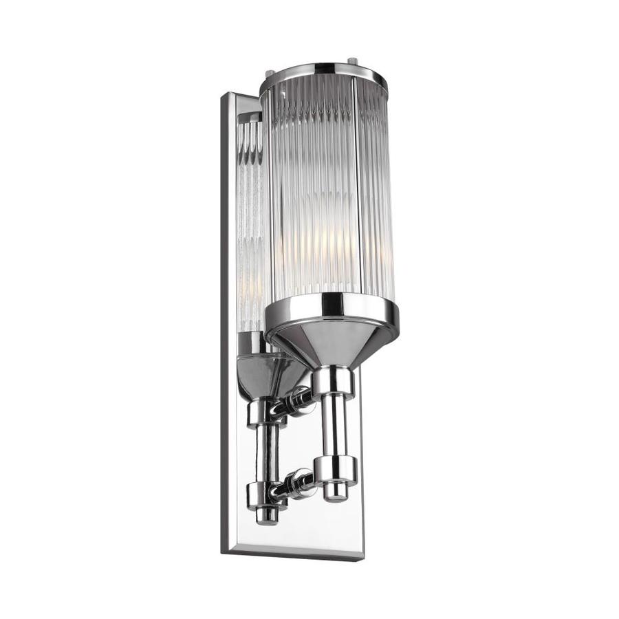 Feiss Paulson 4.75-in W 1-Light Chrome Modern/Contemporary Wall Sconce ...